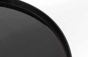Černý kovový kulatý konferenční stolek ZUIVER SHINY BOMB 67 cm