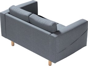 Potah na pohovku IKEA Norsborg 2-místná barva šedá látka pletený vzor