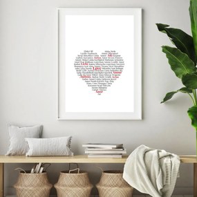 Plakát - Love Heart (A4)