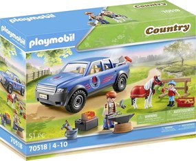 Stavebnice playmobil 70518 mobilní podkovářství