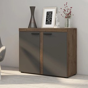 Obývací stěna Rumba + komoda 2F | 270 cm + 97,2 cm | lefkas/grafit