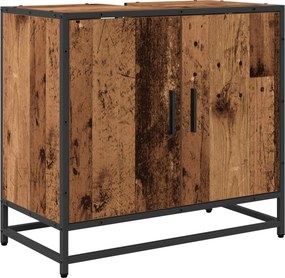 Sada koupelnového nábytku 3 ks Staré dřevo 65 x 33 x 60 cm 3402515