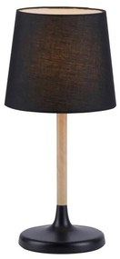 Leuchten Direkt 14423-18 - Stolní lampa NIMA 1xE14/40W/230V černá