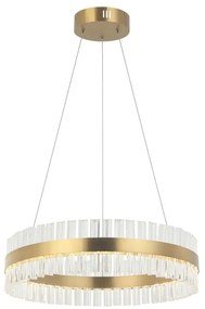 Zambelis 22039 - LED Stmívatelný lustr na lanku LED/56W/230V zlatá