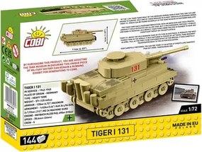 COBI 3095 II WW Tiger I 131 / 144 kostek / 1:72 / od 6 let
