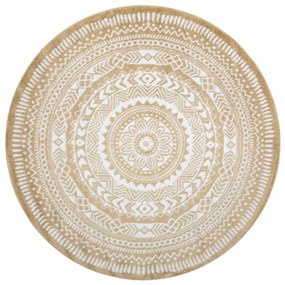 Kusový koberec Matto béžový kruh 100cm