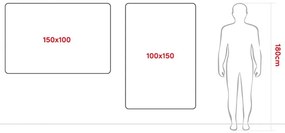 Skleněná tabule 150 x 100 cm ALLboards CLASSIC TS150x100BK