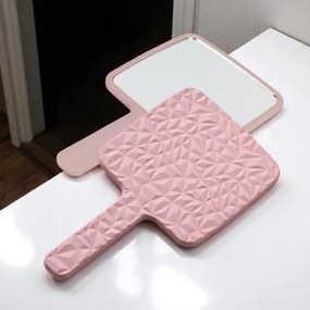 Flamenco Mystique jednostranné kosmetické zrcátko s rukojetí XL 23 cm L24R pro dokonalé líčení a péči o pleť
