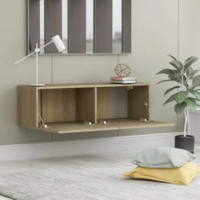 TV stolek dub sonoma 100x30x30 cm kompozitní dřevo