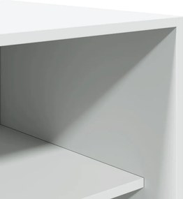 Šatní skříň bílá 50 x 50 x 200 cm kompozitní dřevo 3307783