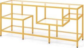 Costway TV skříňka TV stolek pro televizory do 65 palců TV – 147 × 40 × 62 cm