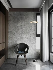 Matně bílá hliníková LED stmívatelná stojací lampa (výška 370 cm) Olos – Nova Luce