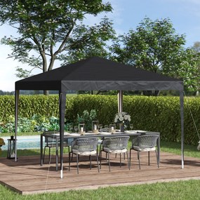 Outsunny altán cca 3x3m, vodoodpudivý stabilní zimě odolný pop-up skládací altán, UV ochrana, skládací párty stan zahradní stan s taškou, zahradní al…