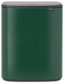 Brabantia Bo Touch Bin 2 x30 L tmavě zelená 304224