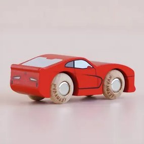 LE TOY VAN Dřevěné autíčko Jasper / červená / od 2 let