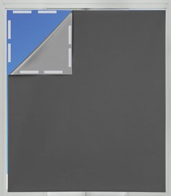 Livarno® Sluneční clona na okna, 130 x 150 cm (šedá)