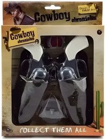 Kovbojská sada pistolí s pouzdrem 16 cm / Sada na hraní / 2 ks / Plast