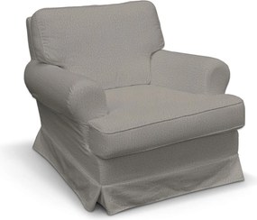 Potah na křeslo Barkaby barva šedá látka pletený vzor