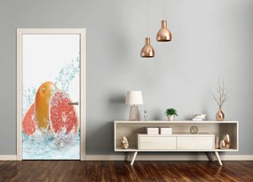 Fototapeta na dveře samolepící Grejpfruty 95x205 cm