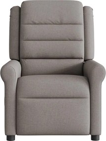 Elektrické polohovací křeslo taupe textil 3303301
