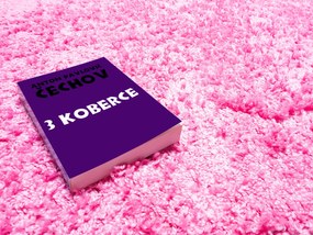 Mono Carpet, Kusový koberec Efor Shaggy 7182 Pink, 200x290, růžová, dětský pokoj