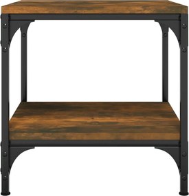 vidaXL Odkládací stolky 2 ks 40 x 40 x 40 cm kompozitní dřevo [819382] Barva: kouřový dub