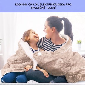 Klarstein DR Watson Deluxe XL, elektrická deka, 160 W, 9 stupňů ohřevu, 180 x 130 cm