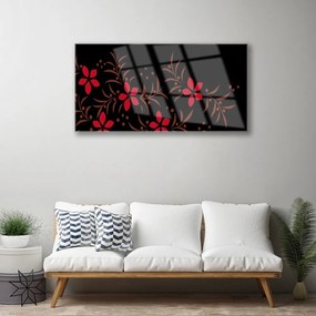 akrylový obraz Květiny Rostlina Příroda Umění 100x50 cm