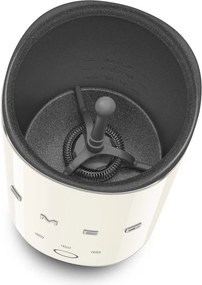 Krémový plastový elektrický šlehač mléka 120 ml – SMEG