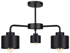 Keter Lighting Přisazený lustr SIMPLY BLACK 3xE27/60W/230V KE0081