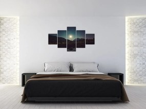 Obraz - noční obloha (125x70 cm)