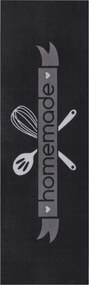 Hanse Home, Běhoun Cook & Clean 105732 Black White Grey, 50x150, černá, kuchyně