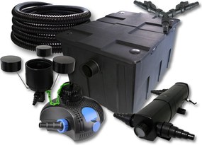 Sada jezírkové filtrace SunSun CBF-550 / CTF-12000 – 60000 L, 12000 l/h, 100 W (55351)