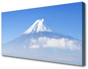 Obraz na plátně Hory Mraky Nebe Krajina 140x70 cm