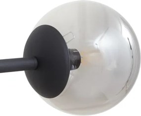 Závěsné svítidlo Lindby Isamer kouřově šedá 130 cm 8x E14 10W LED bez žárovek stmívatelné 10034203