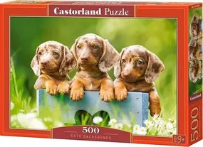Castorland 53585 Roztomilí jezevčíci / 500 dílků / od 9 let