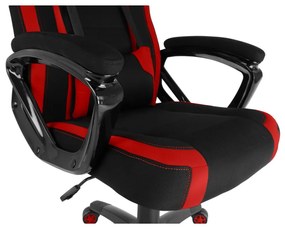 Herní židle NEOSEAT NS-020 TEX černo-červená