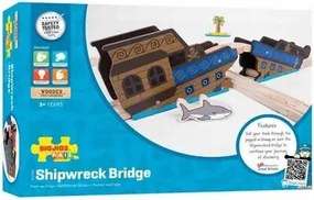 Bigjigs Rail Most vrak lodi / od 3 let