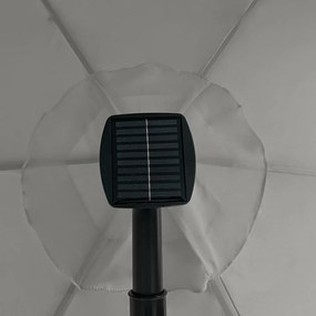 Avenberg Velký polohovatelný slunečník Sunny LED 300, šedá