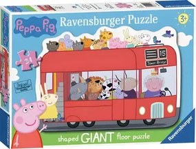 RAVENSBURGER Podlahové puzzle Prasátko Peppa / 24 dílků / od 3 let