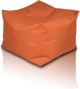 Sedací vak Taburetka Cubo TiaHome - světle oranžová