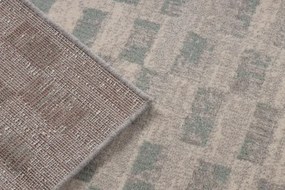 Koberec TEXTURA 001.01.LA601 Osta krémový / zelený