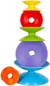 BAM BAM Navlékací pyramida 35 cm / od 6 měsíců / plast