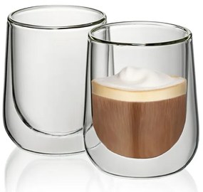 Kela kela sklenice na cappuccino fontana sada 2 ks 180 ml kl-12404