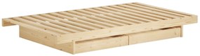 OnaDnes -20% Dřevěná jednolůžková postel Karup Design Kanso 90 x 200 cm s úložným prostorem