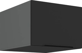 ARIA ab | horní skříňka 50 NAGU-36 1F výklopná | 50 cm | HLUBOKÁ | ANTI FINGERPRINT povrch | antracit/černá
