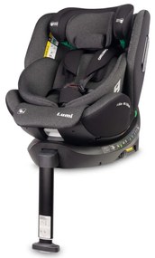 Autosedačka Lumi i-Size 40–150 cm, Isofix, 360°, růstová, od 0m+ do 12 let - tm. šedá