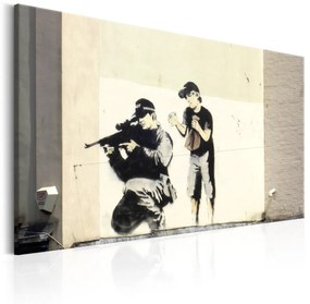 Obraz - Sniper and Child by Banksy