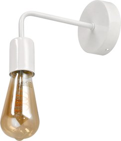 BERGE Nástěnné svítidlo LED LOFT E27 BÍLÁ