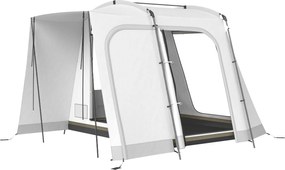 Zadní stan pro 2-4 osoby, 320 x 280 x 205 cm 2 v 1 nepromokavý tunelový stan se 4 dveřmi a okénkem na zemi